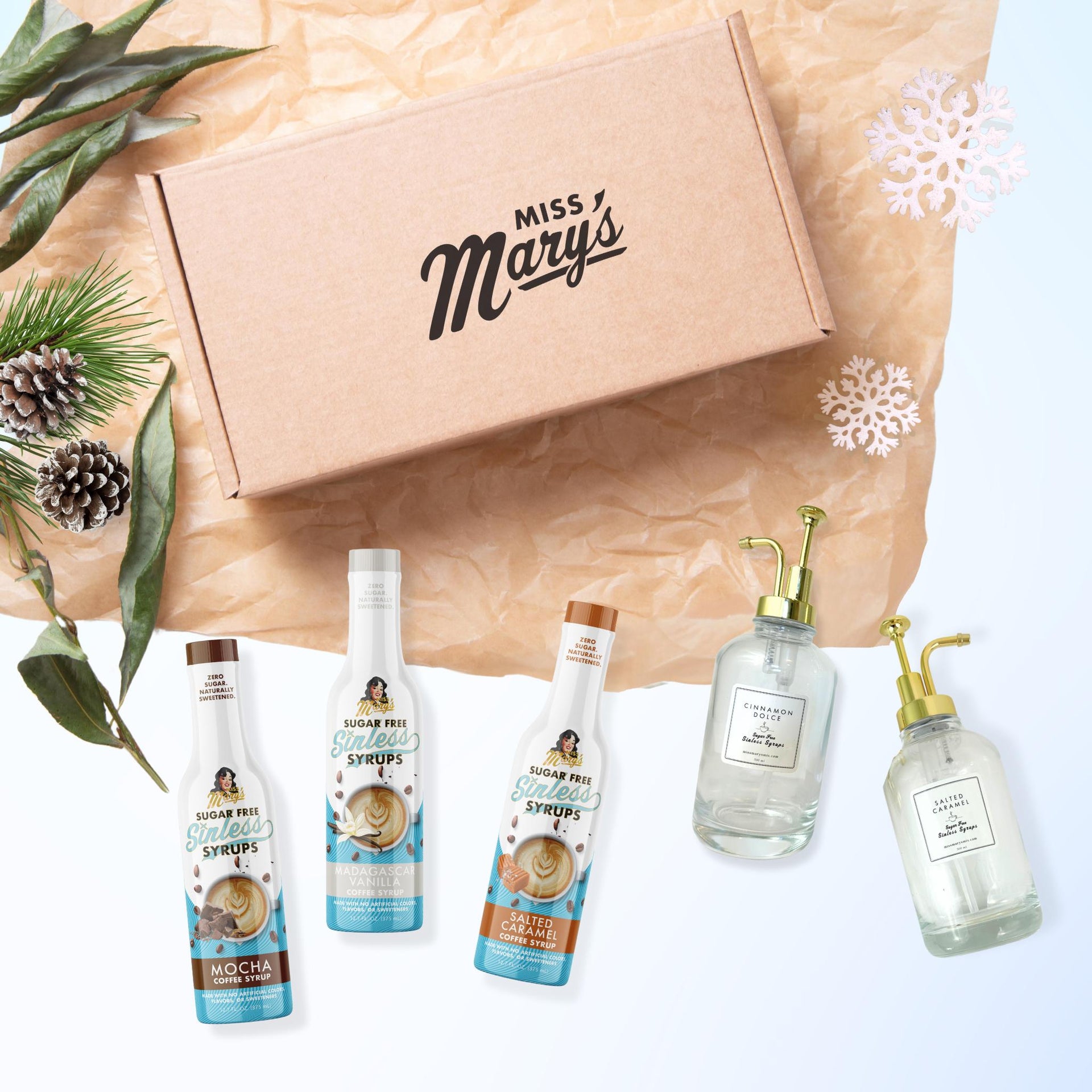 Deluxe Coffee Syrup Gift Box | Gift Idea | Sugar-free Sinless Syrups ...