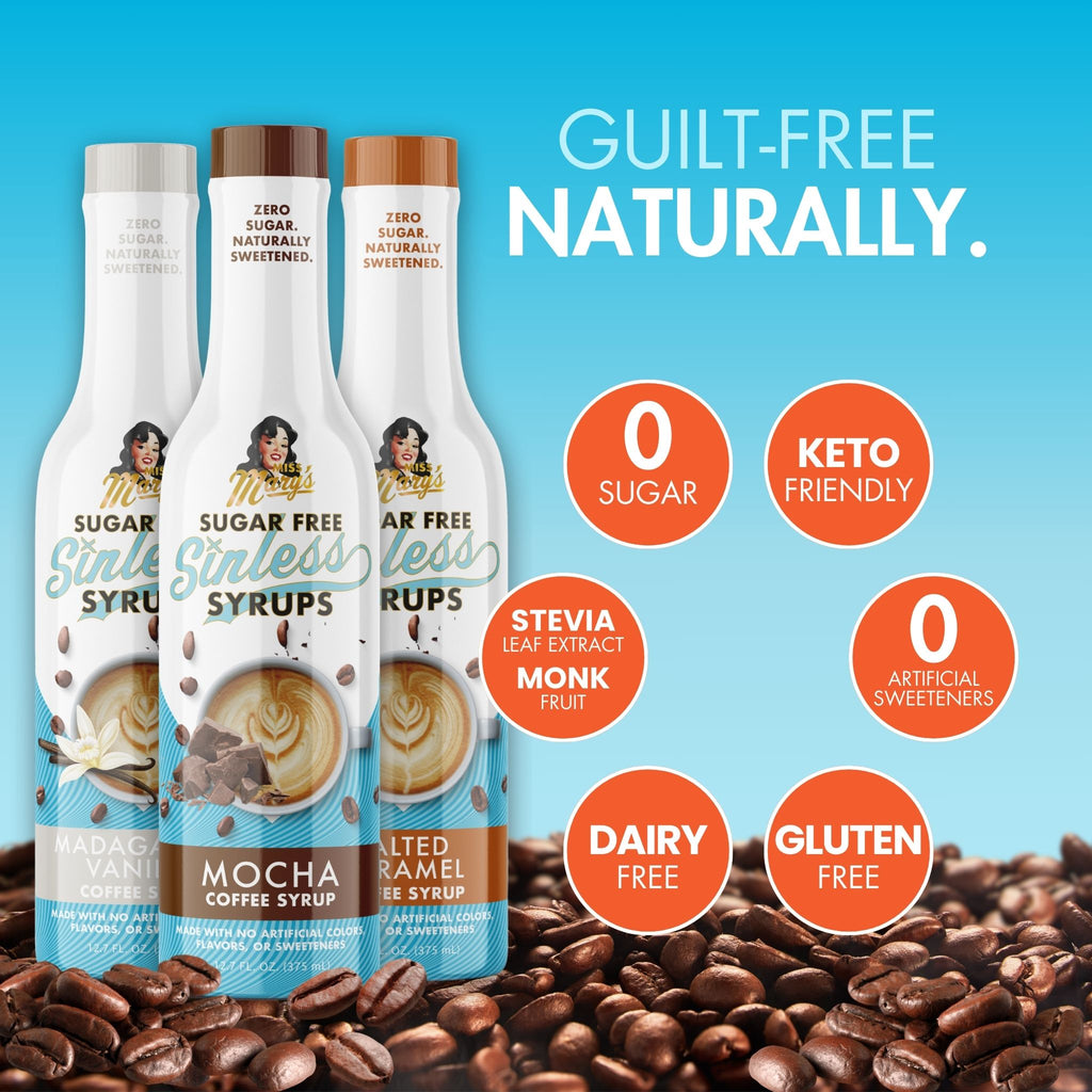 Classic Flavors Collection | Sugar-Free Sinless Syrups – Miss Mary's Mix