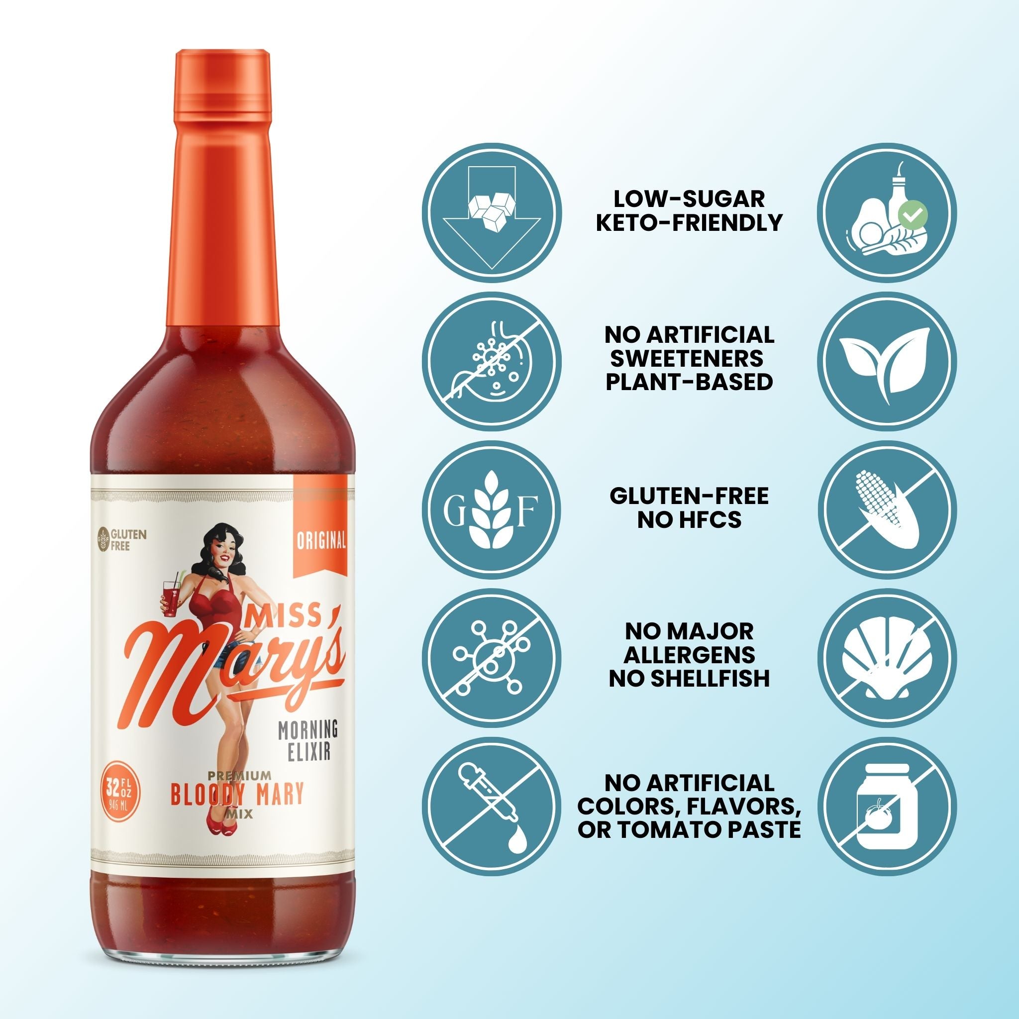 Original Bloody Mary Mix | Fresh & Light | Miss Mary's Mix
