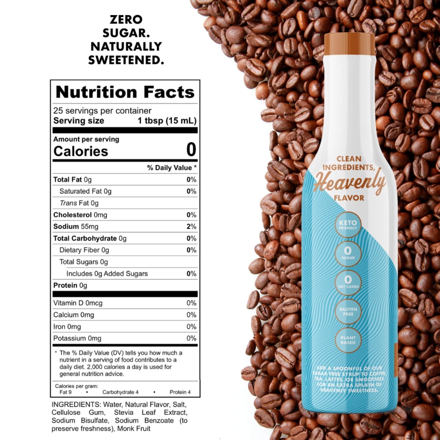 Divine Salted Caramel Sugar Free Sinless Syrups | No Sucralose – Miss ...