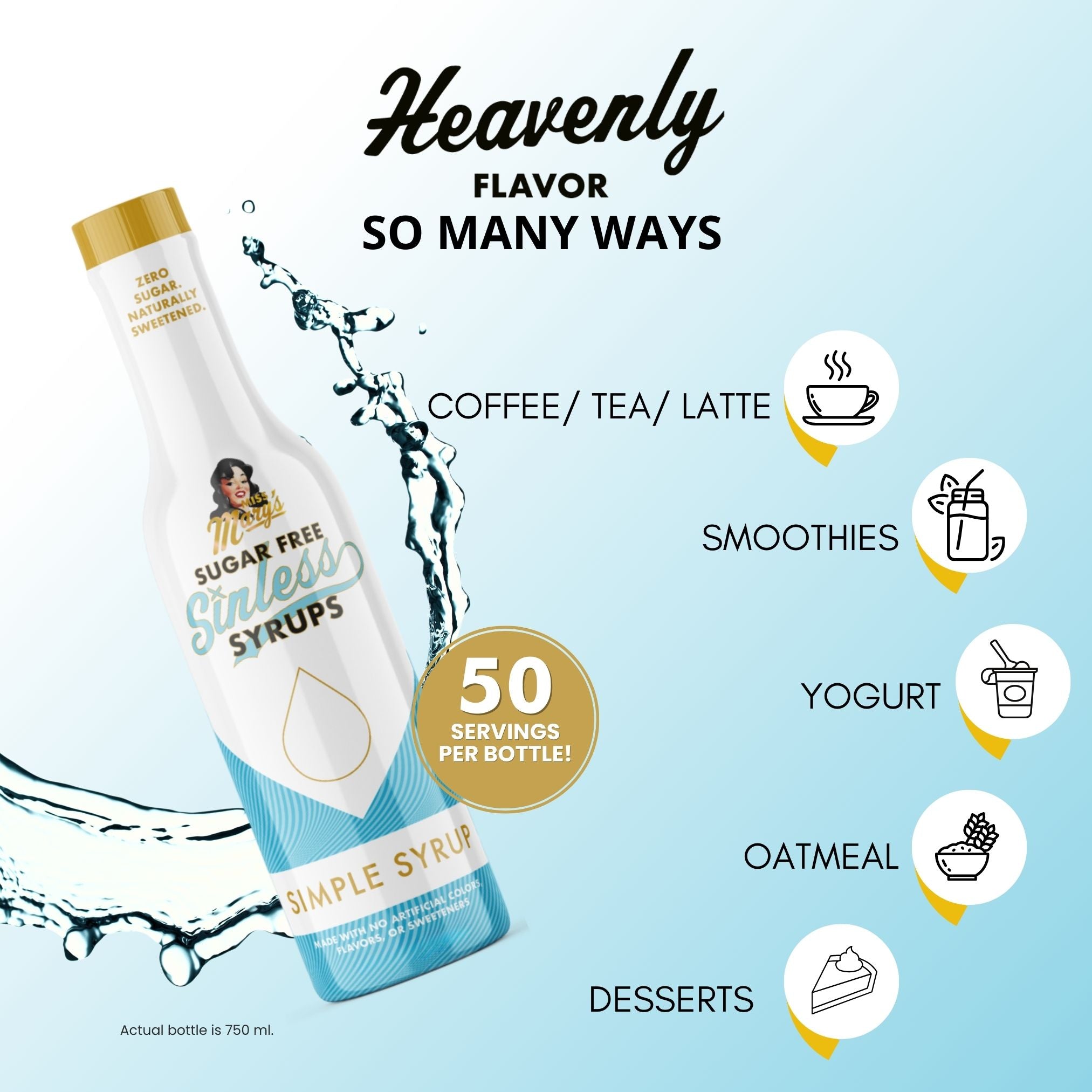 Miss Mary's Mix | Sugar-Free Sinless Syrups, Low-Sugar Mixes