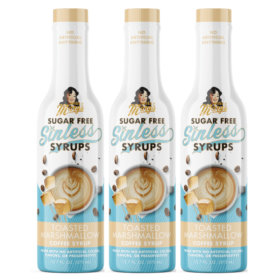 Toasted Marshmallow Sinless Syrups 3-Pack | Naturally Sugar Free – Miss ...